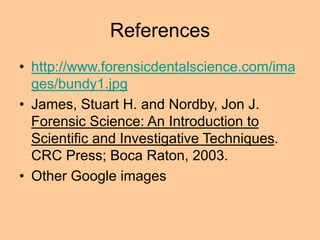 FORENSIC ODONTOLOGY for personal identification | PPT