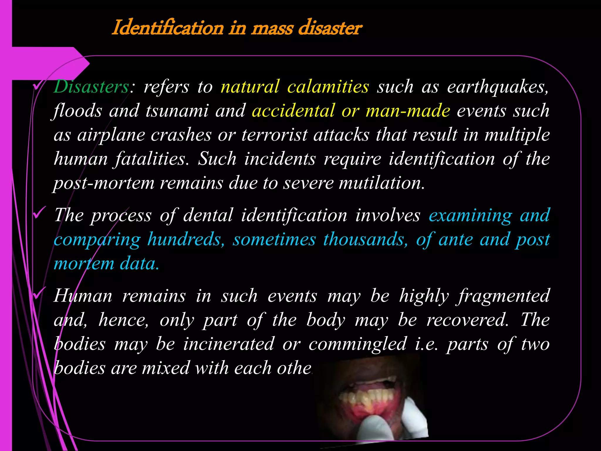Forensic odontology ppt | PPTX