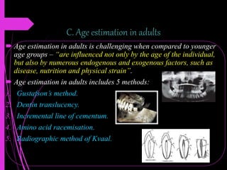 Forensic odontology ppt | PPTX | Dental Health | Diseases and Conditions