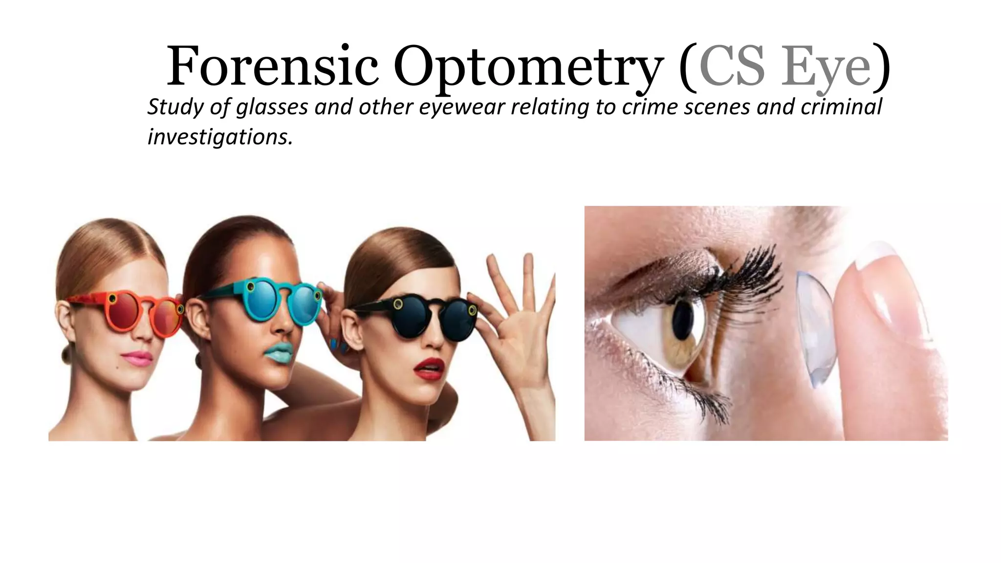 Forensic optometry | PPT