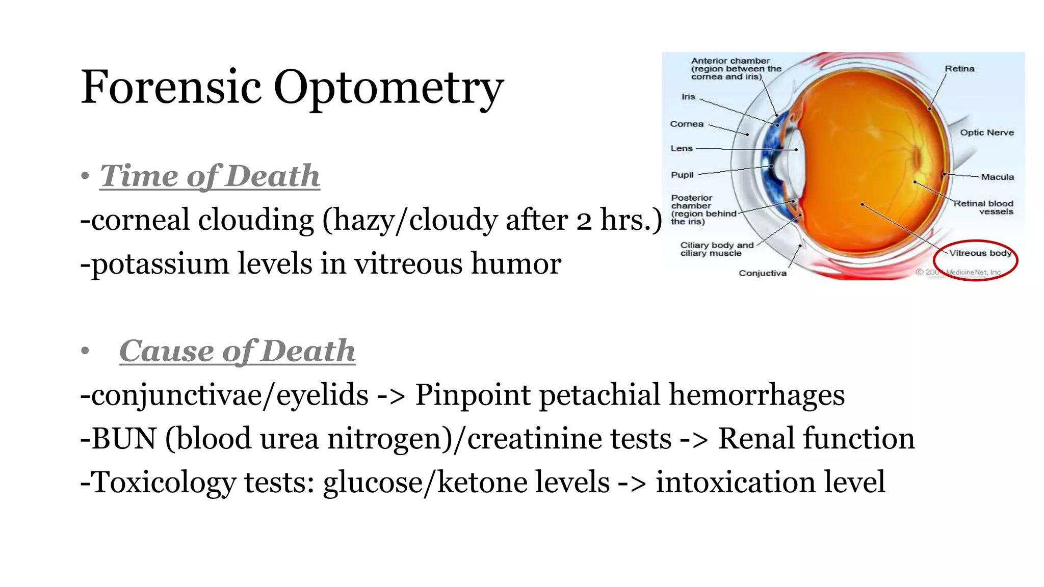 Forensic optometry | PPT