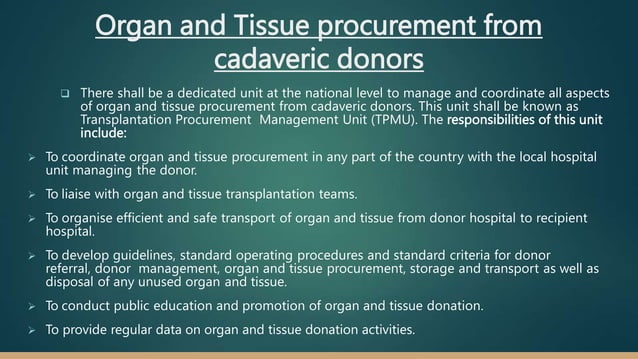 Forensic Organ transplantation B10G1B.pptx | Surgery | Medical Health