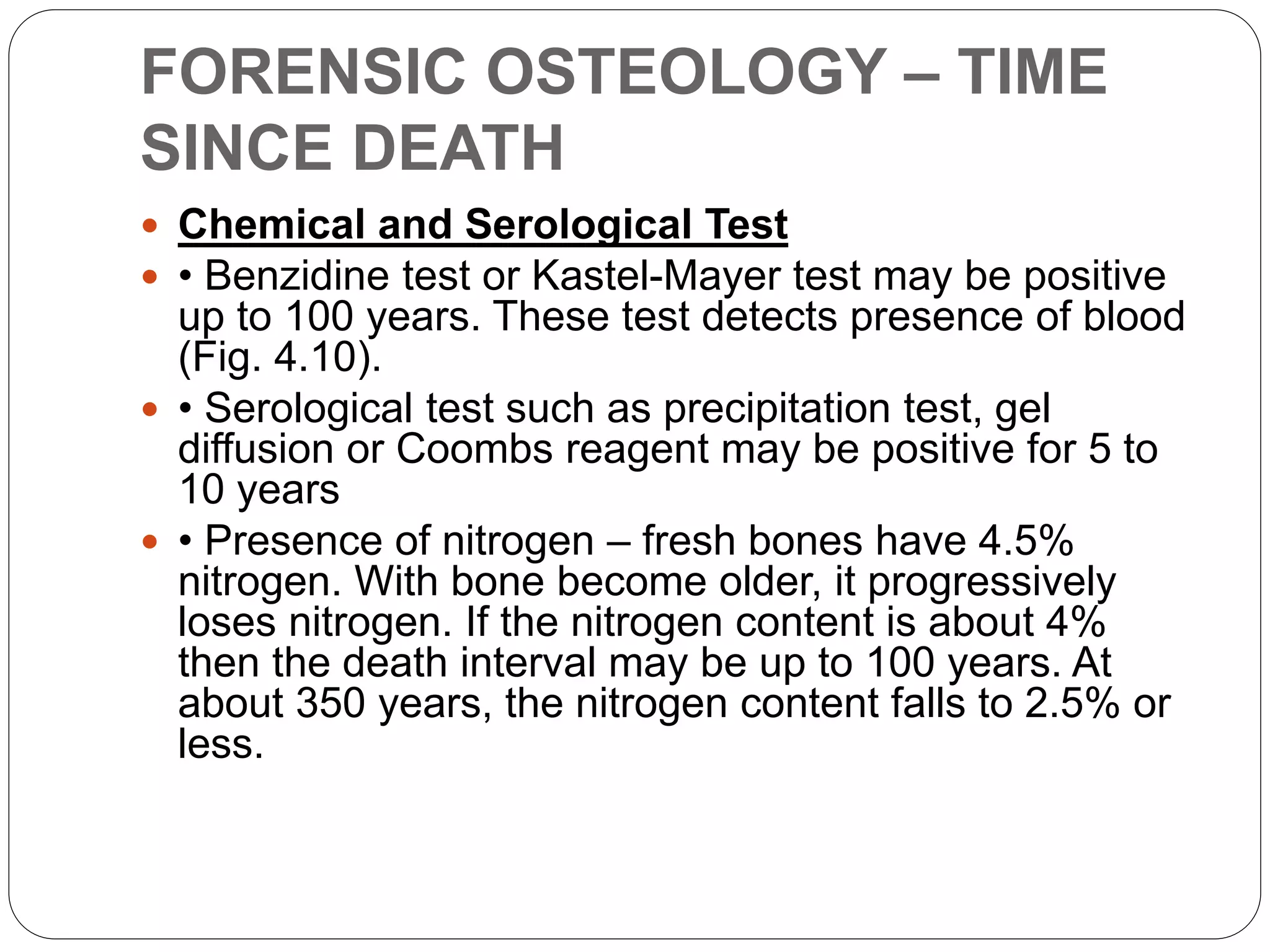 Forensic osteology | PPTX