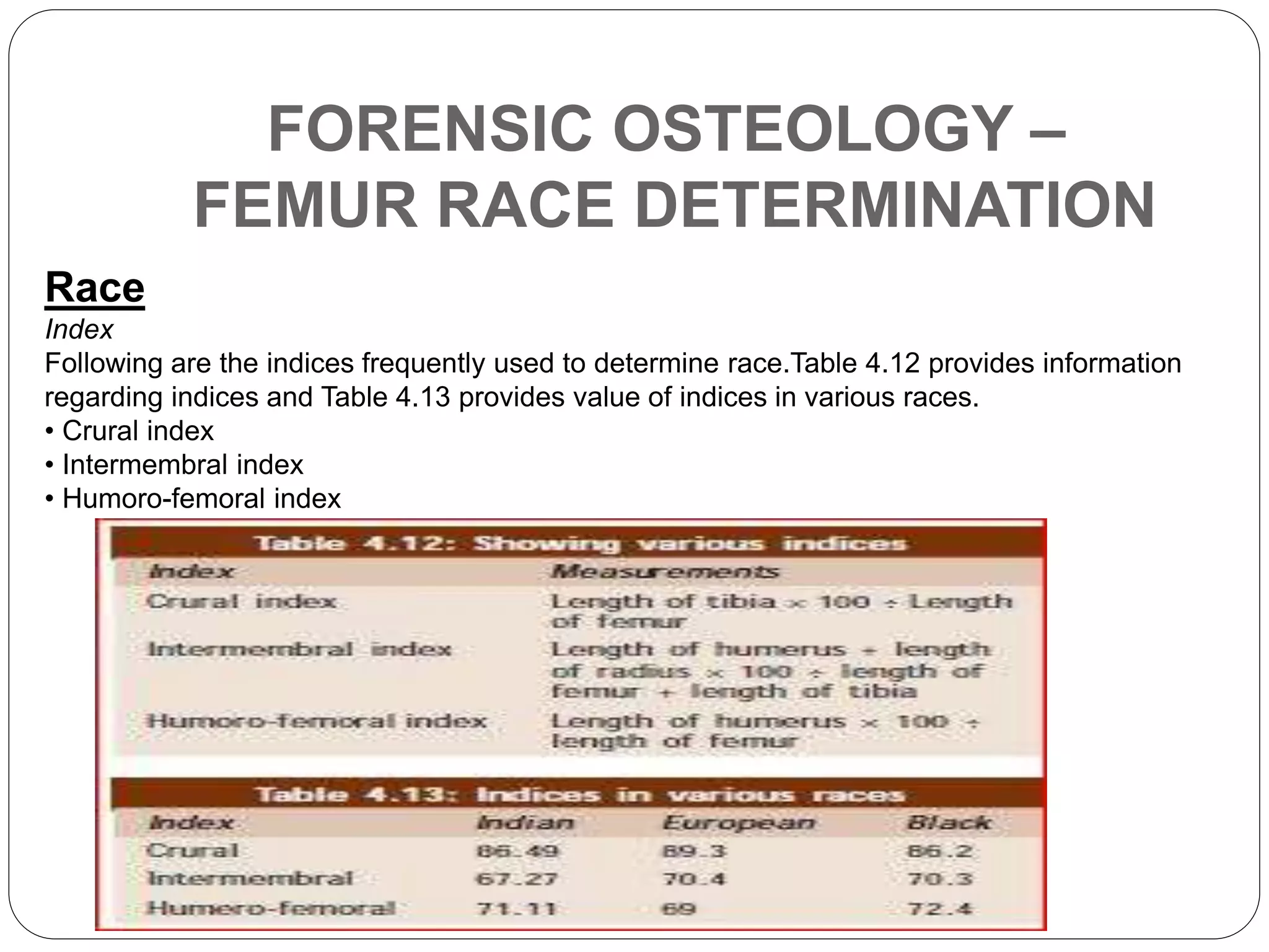 Forensic osteology | PPTX