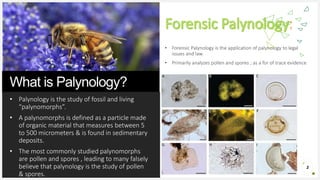 Forensic palynology | PPTX