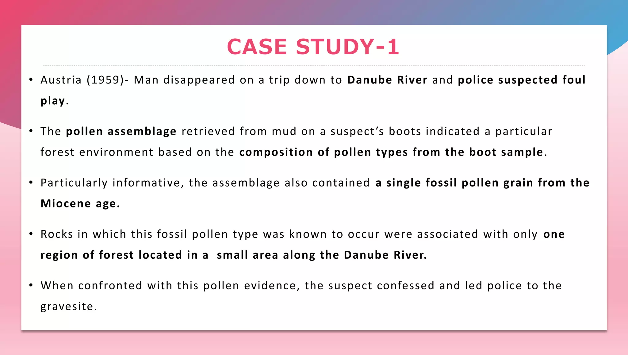 Forensic Palynology: Pollen Grains | PPTX