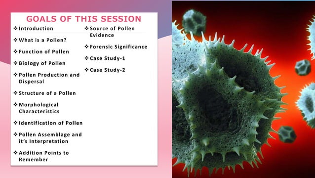 Forensic Palynology: Pollen Grains | PPTX | Beekeeping | Hobbies ...