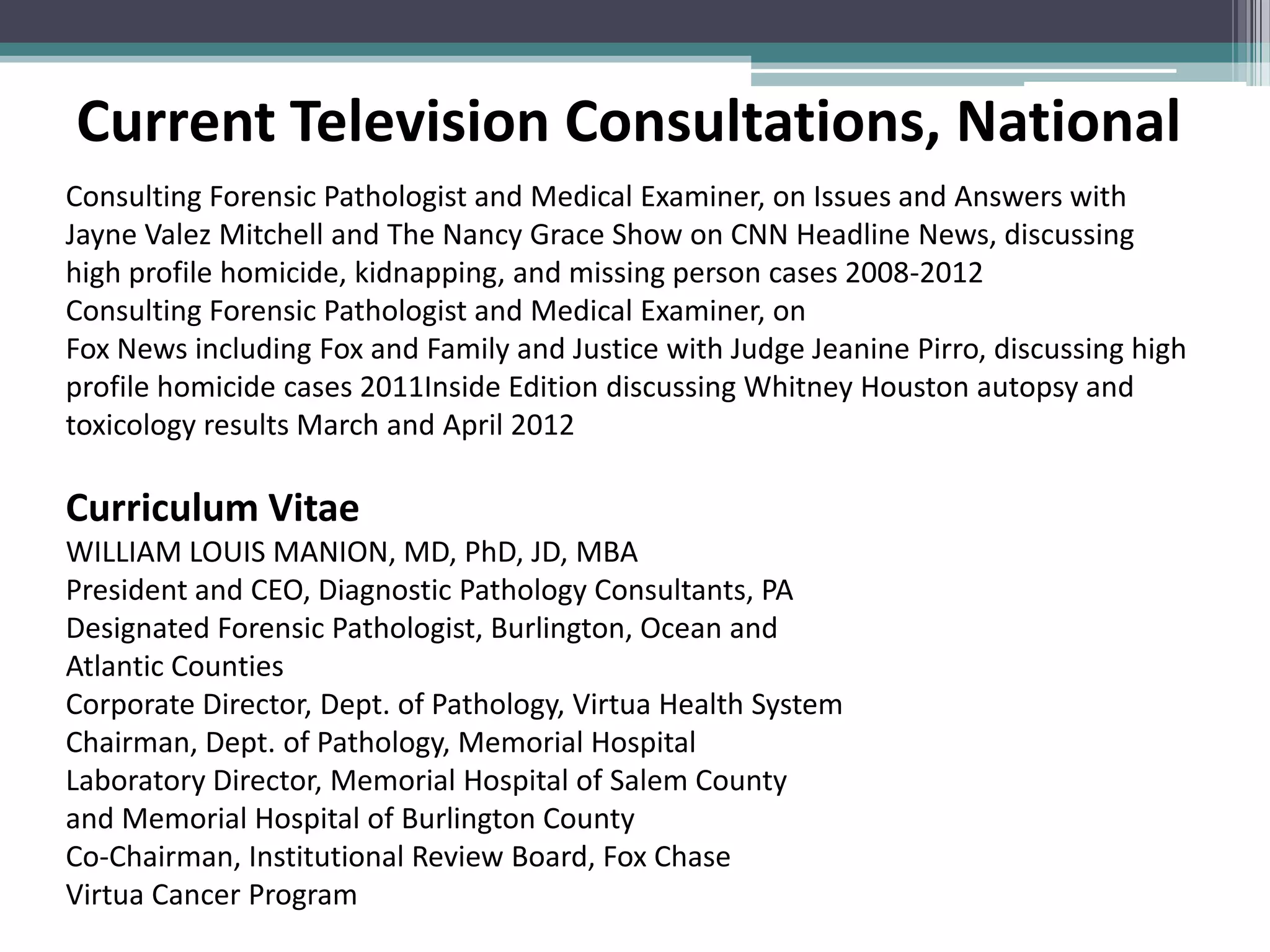 Forensic pathologist salem | PDF