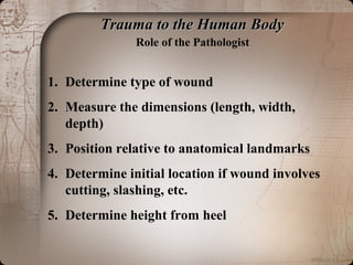 Forensic pathology notes by dr. armaan singh | PPT