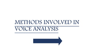 Forensic phonetics[1] | PPTX