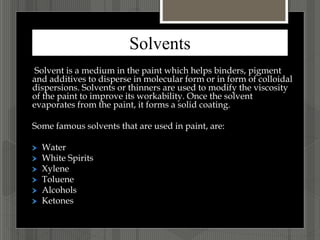 Paint Composition and its types by G S Shaktawat | PPTX