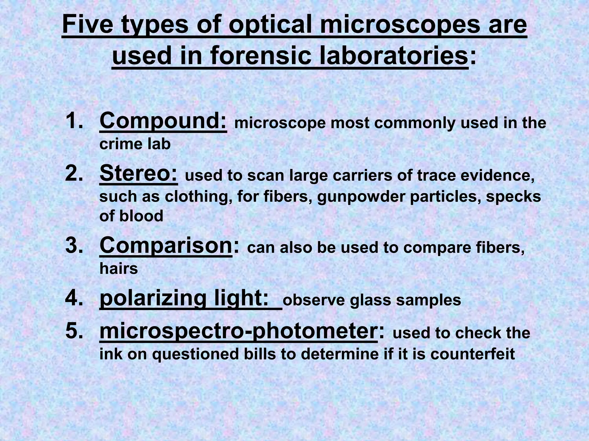 FORENSIC PHYSICS | PPT