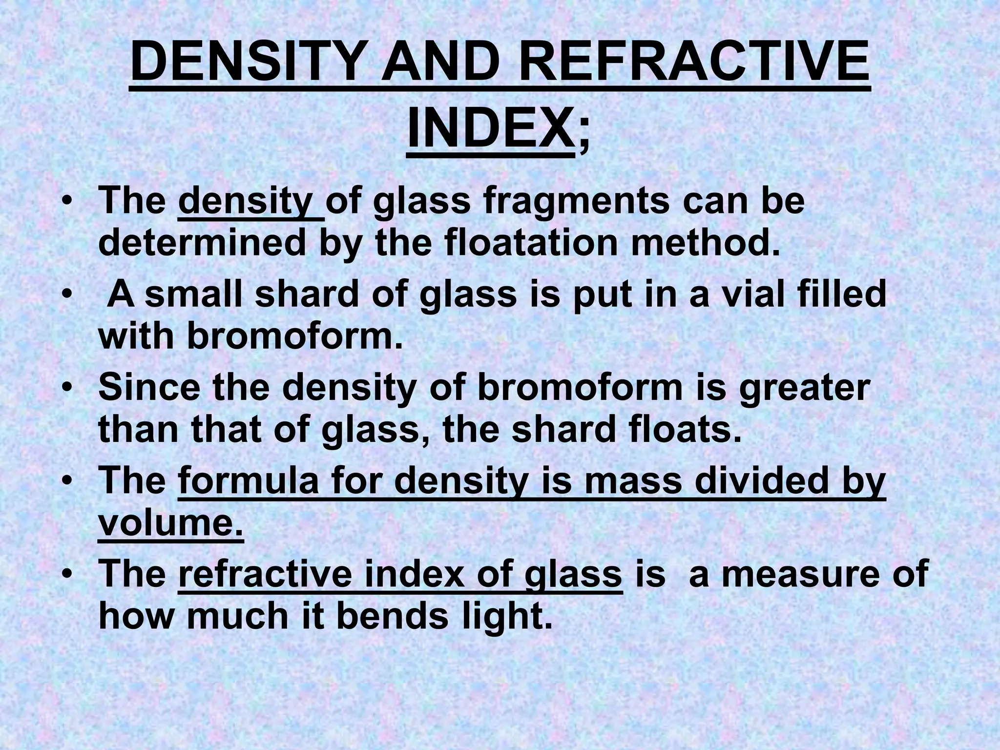 FORENSIC PHYSICS | PPT