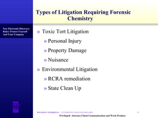 Application of Forensic Chemistry to Environmental and Toxic Tort ...
