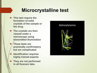 Role of Chemistry in Forensic Analysis | PPTX