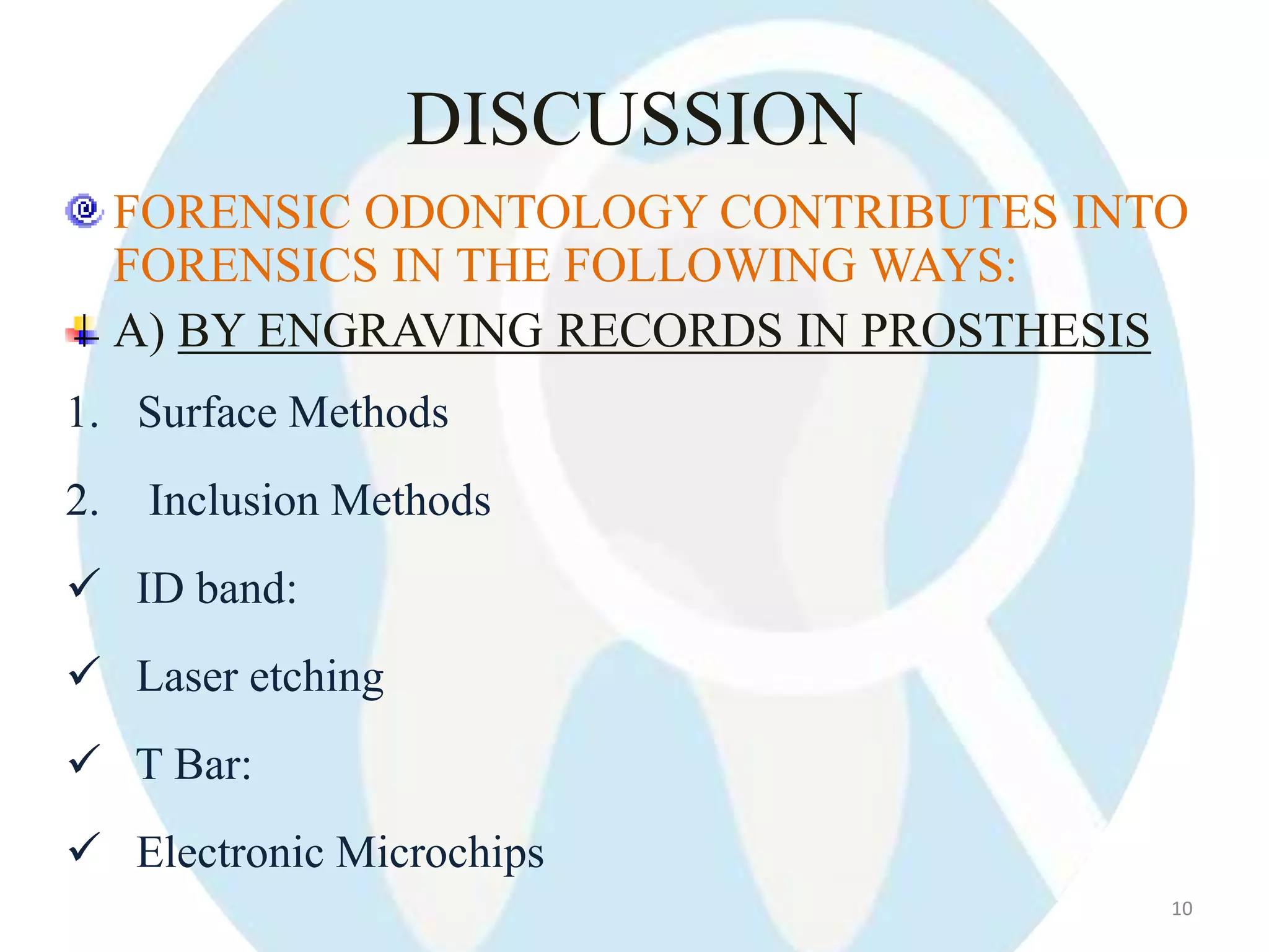 Forensic prosthodontics | PPTX