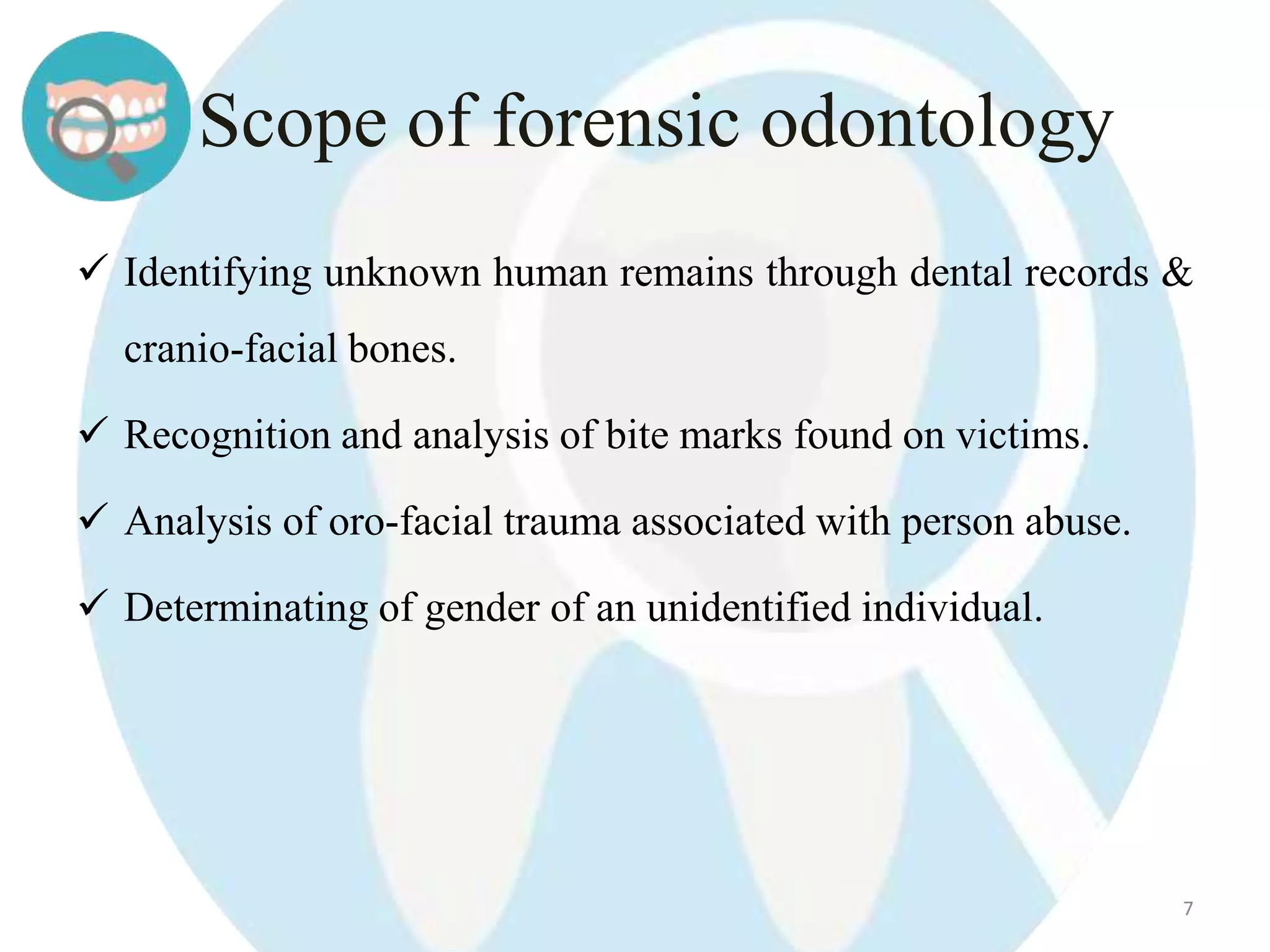 Forensic prosthodontics | PPTX