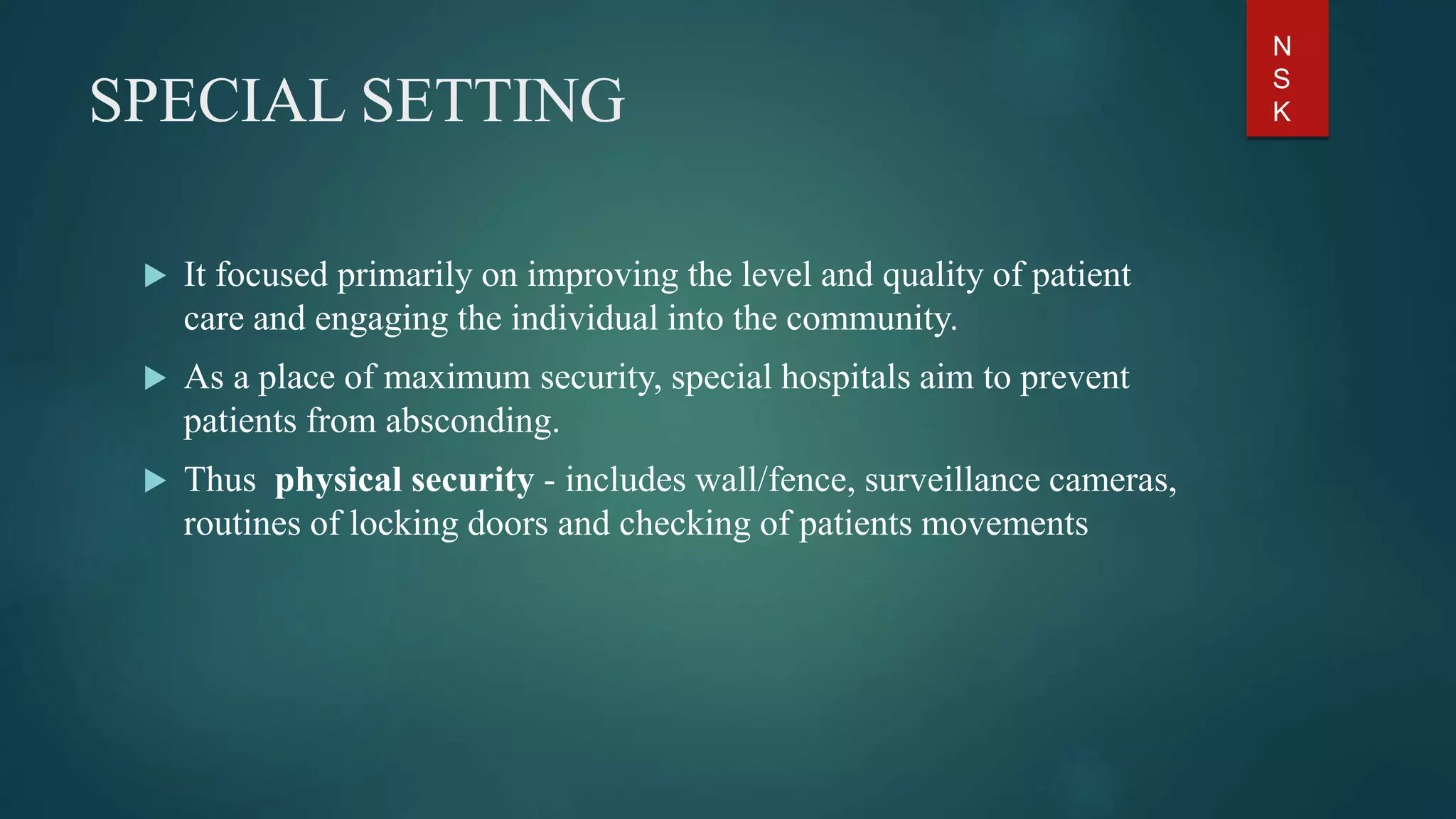 Forensic Psychiatry in Occupational Therapy | PPTX