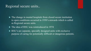 Forensic Psychiatry in Occupational Therapy | PPTX