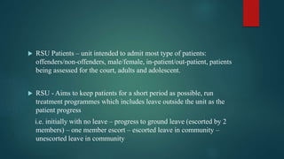 Forensic Psychiatry in Occupational Therapy | PPTX