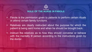 Forensic psychiatric nursing | PPTX