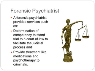 FORENSIC PSYCHIATRY presentation-forensic medicine | PPT