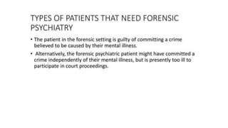 forensic psychiatry, criminal psychiatry | PDF