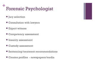 Forensic psychology | PPT
