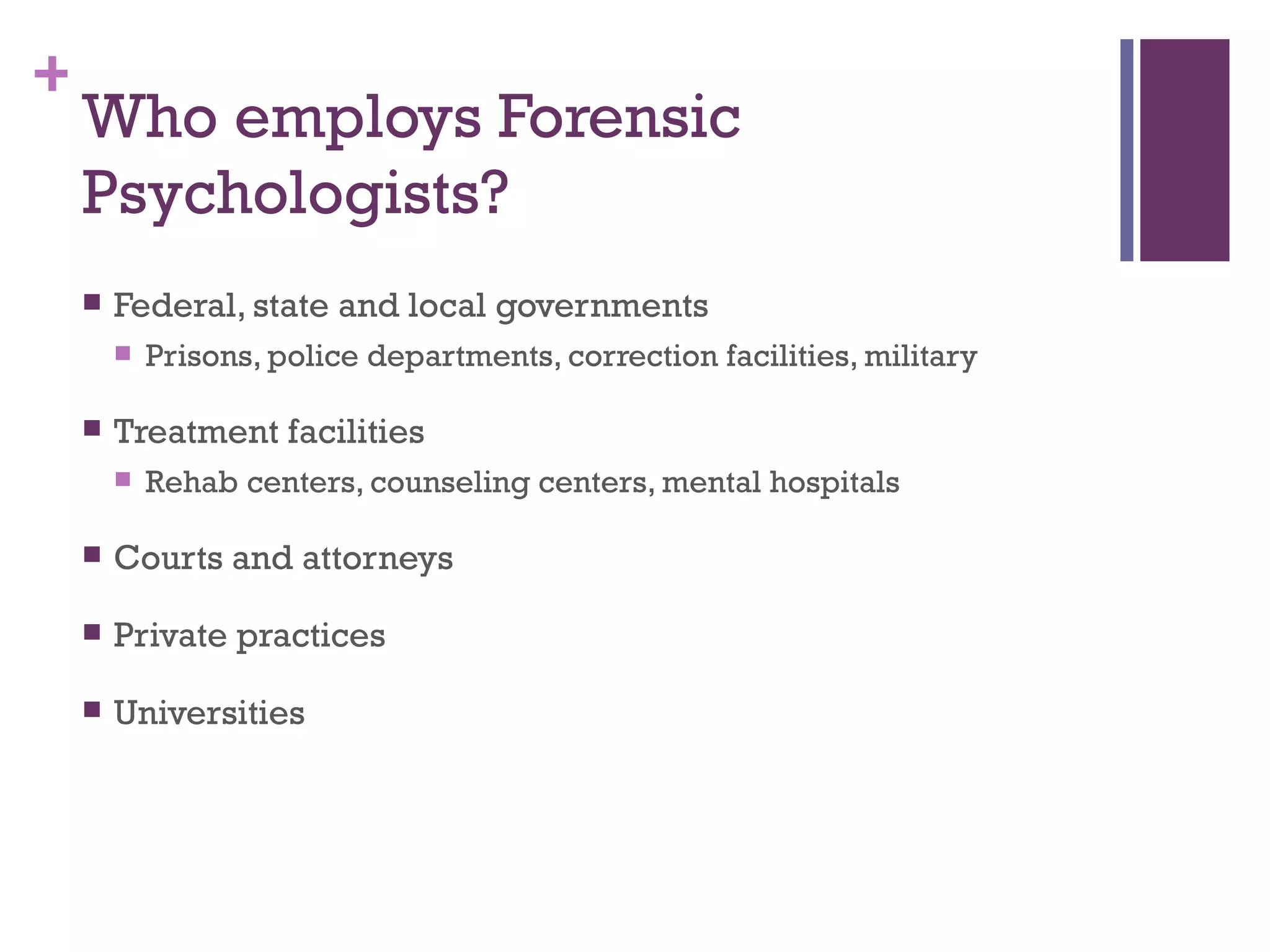 Forensic psychology | PPT