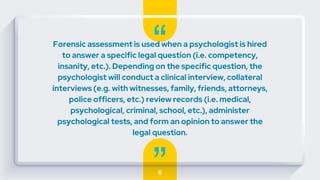 Forensic psychology | PPTX