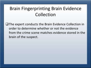 Forensic psychology detection of deception | PPTX