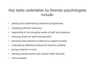 Forensic Psychology as a Career | PPT