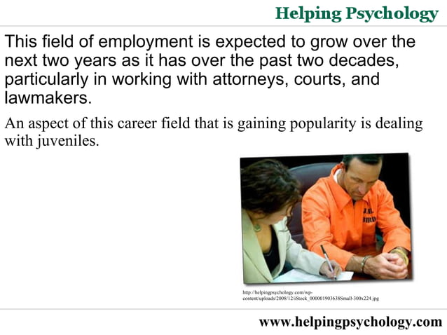 Forensic Psychology Careers | PPT | Law