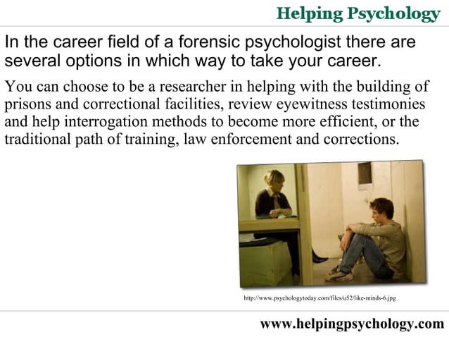 Forensic Psychology Careers | PPT | Law