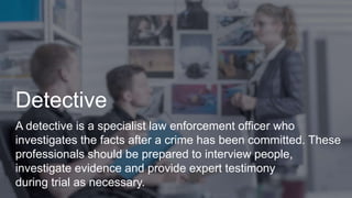 Forensic Psychology Career Guide | PPTX