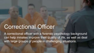 Forensic Psychology Career Guide | PPTX
