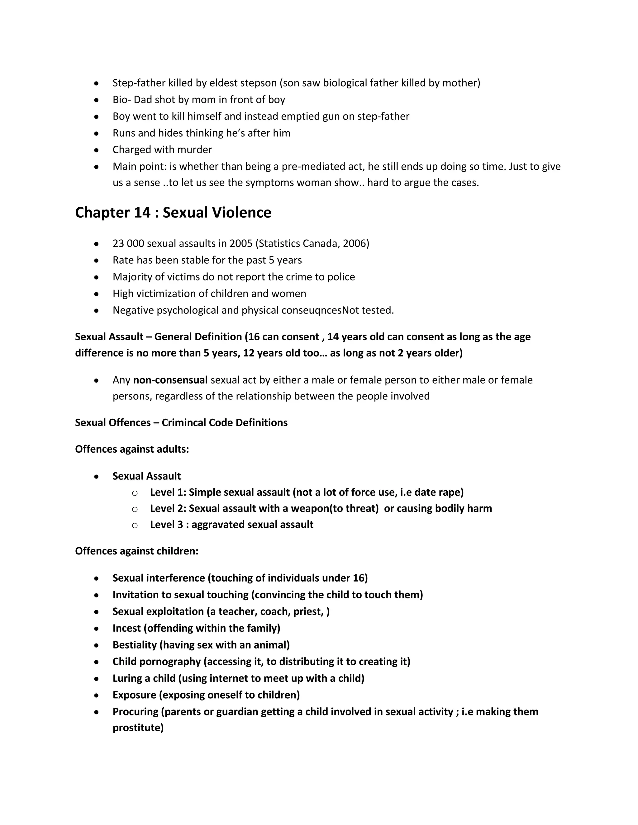 Tai's Forensic Psychology Notes | DOCX