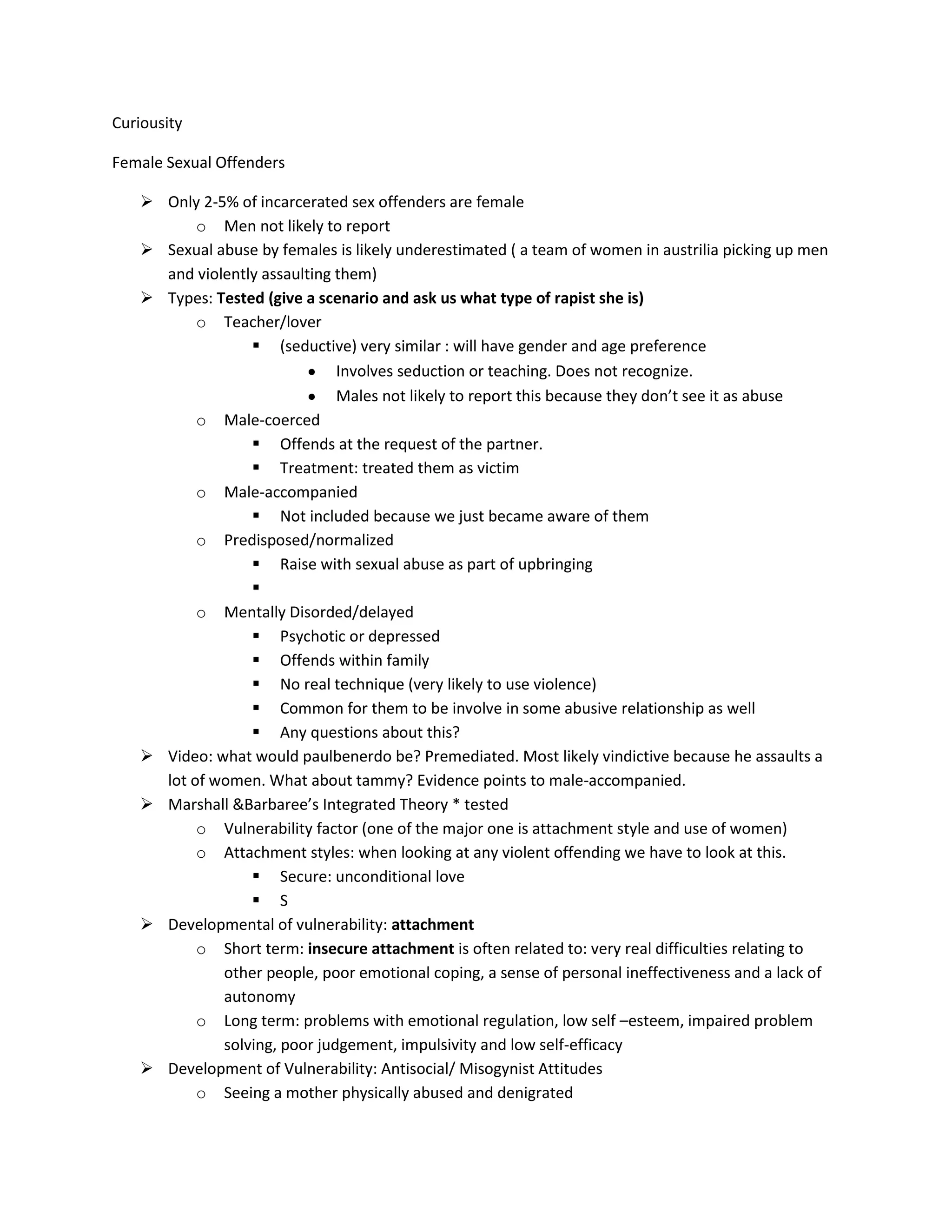 Tai's Forensic Psychology Notes | DOCX