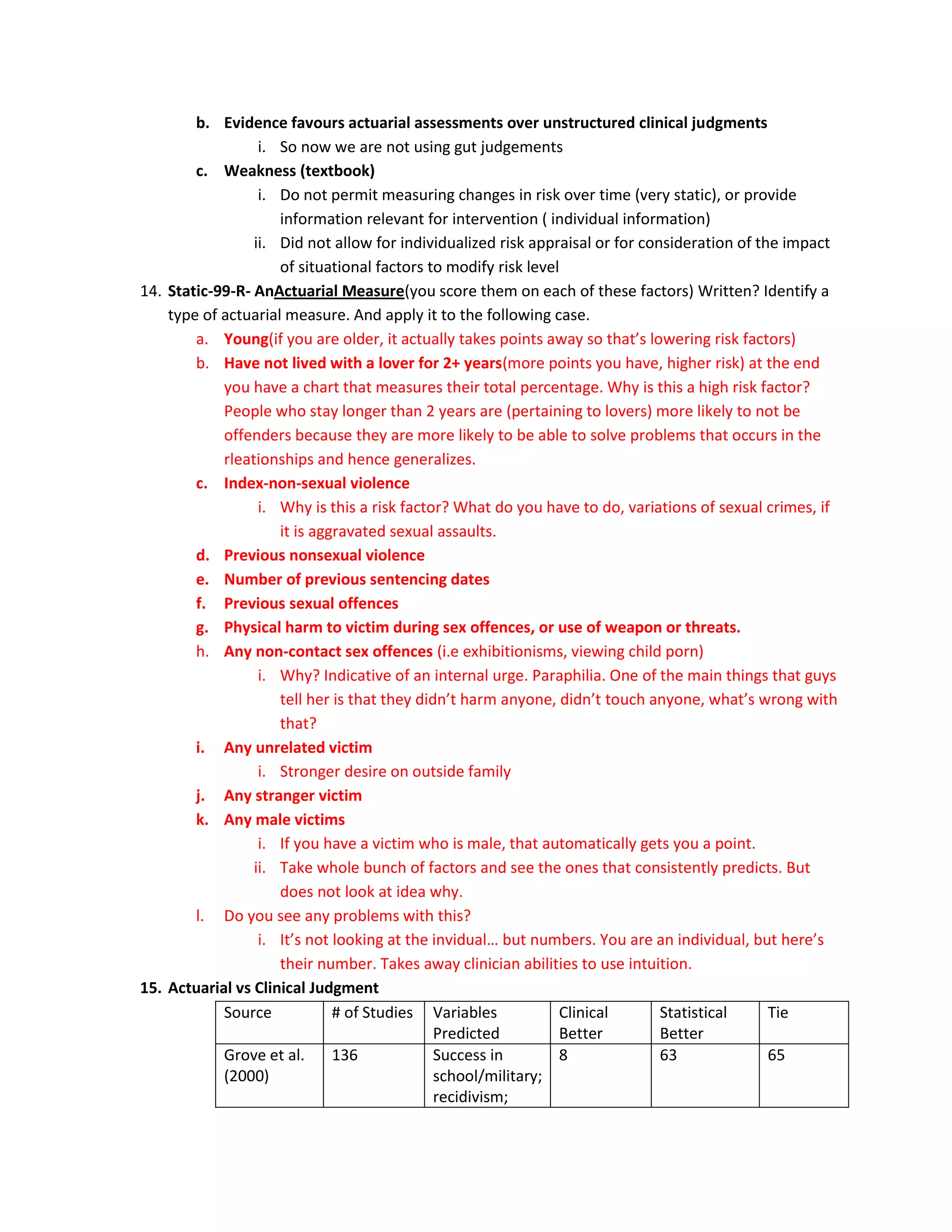 Tai's Forensic Psychology Notes | DOCX