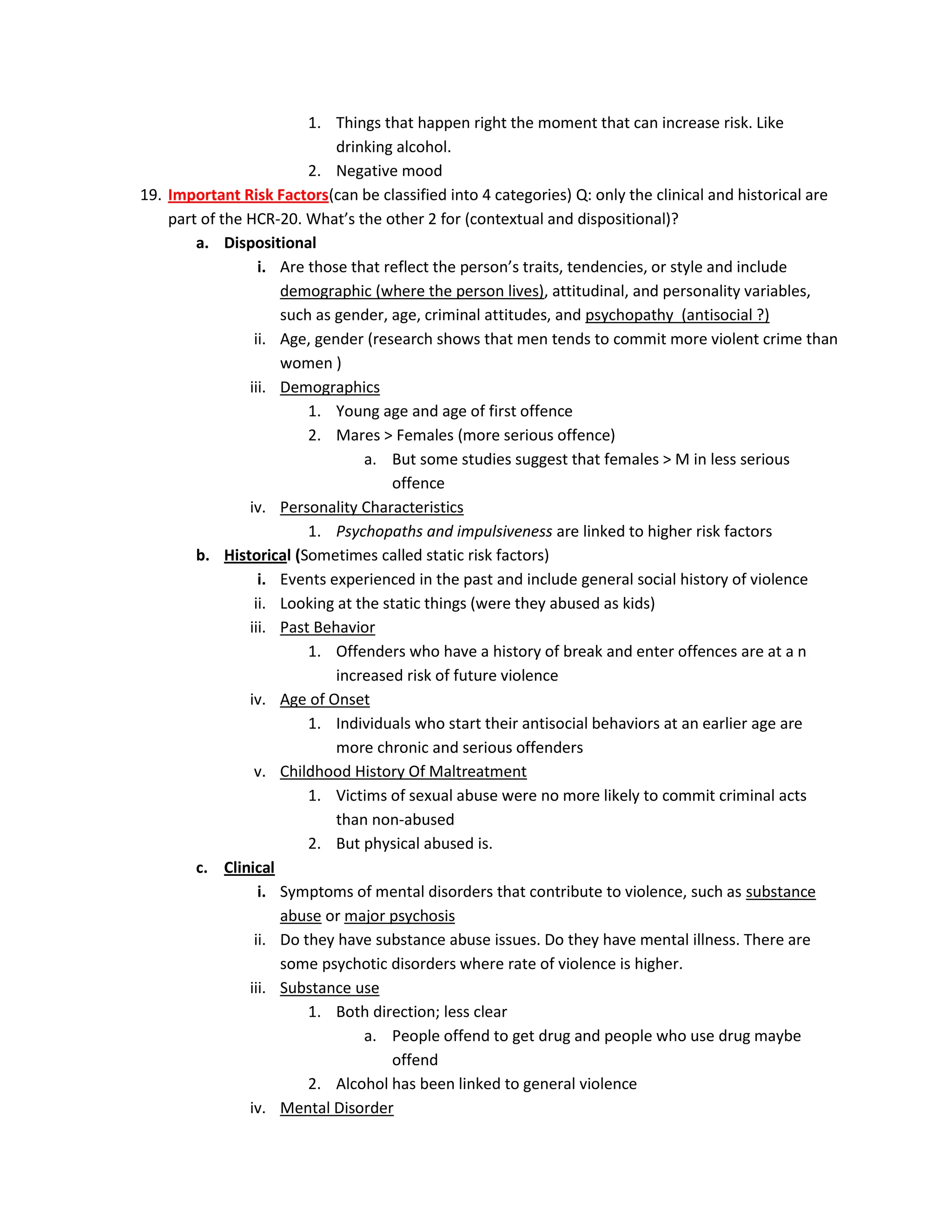 Tai's Forensic Psychology Notes | DOCX