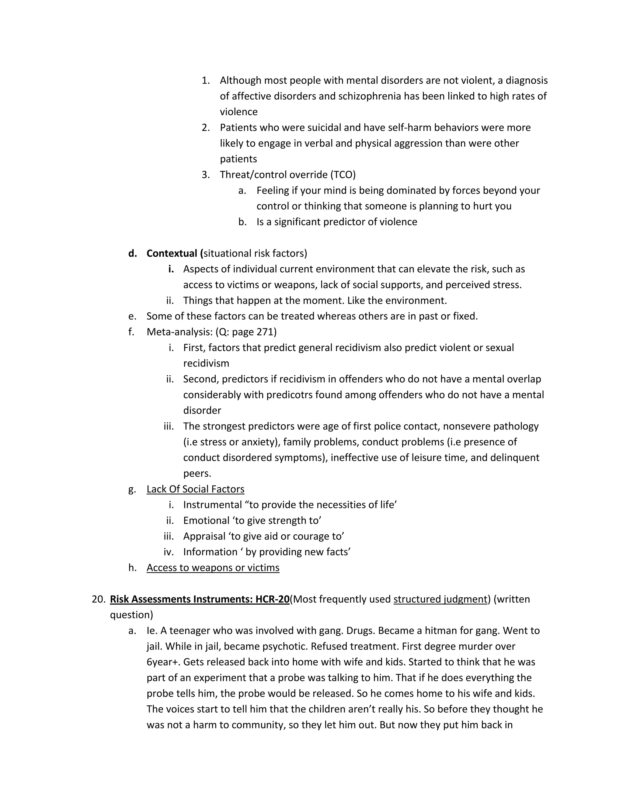 Tai's Forensic Psychology Notes | DOCX