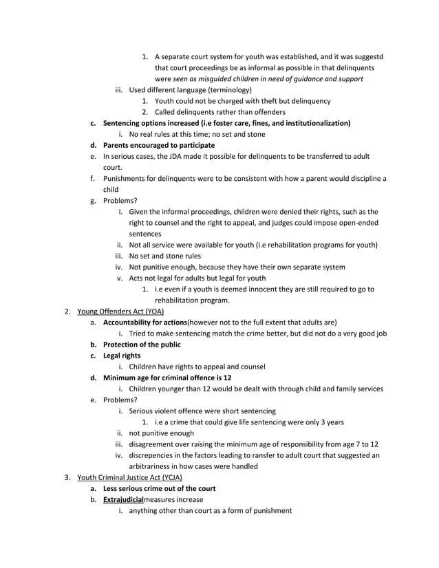 Tai's Forensic Psychology Notes | DOCX | Crime & Harmful Acts to ...