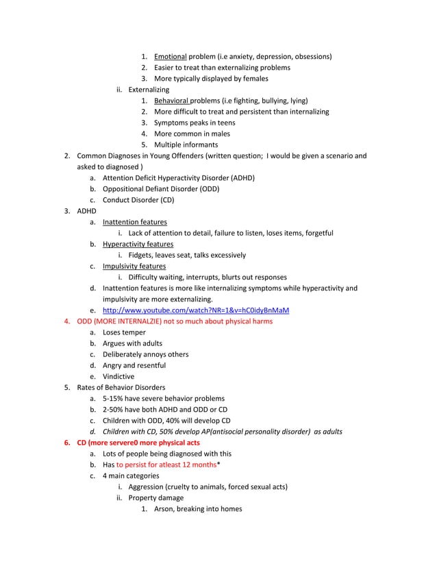 Tai's Forensic Psychology Notes | DOCX | Crime & Harmful Acts to ...