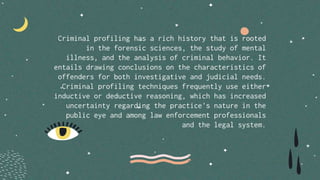 CRIMINAL PROFILING | PPTX