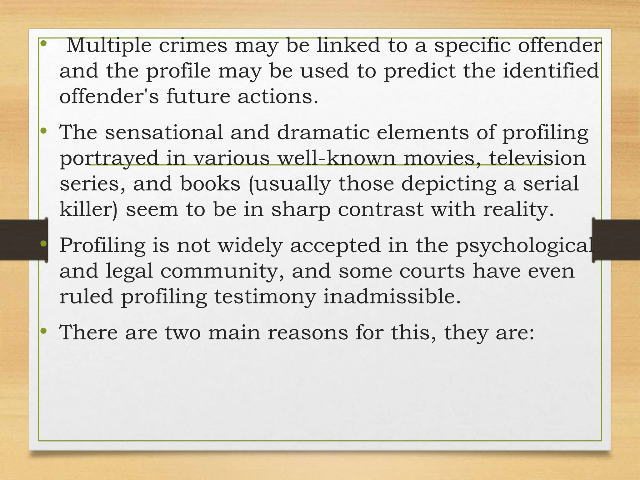Forensic psychology unit 1.pptx.......... | PPTX