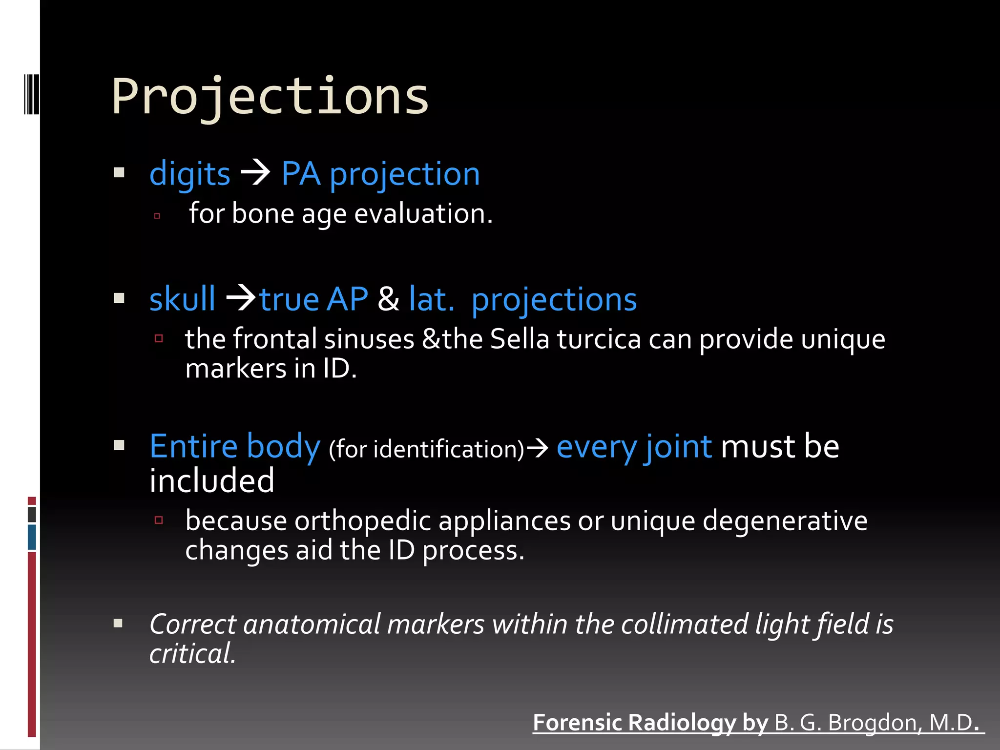Forensic Radiography | PPTX