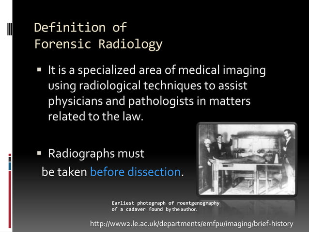 Forensic Radiography | PPTX | Dental Health | Diseases and Conditions