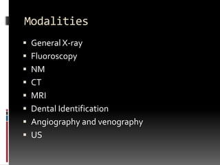 Forensic Radiography | PPTX
