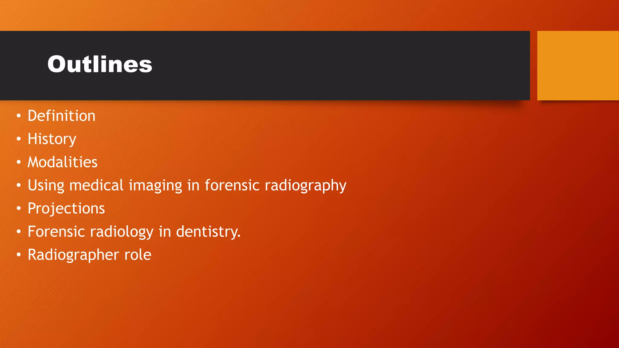 Forensic radiography | PPTX