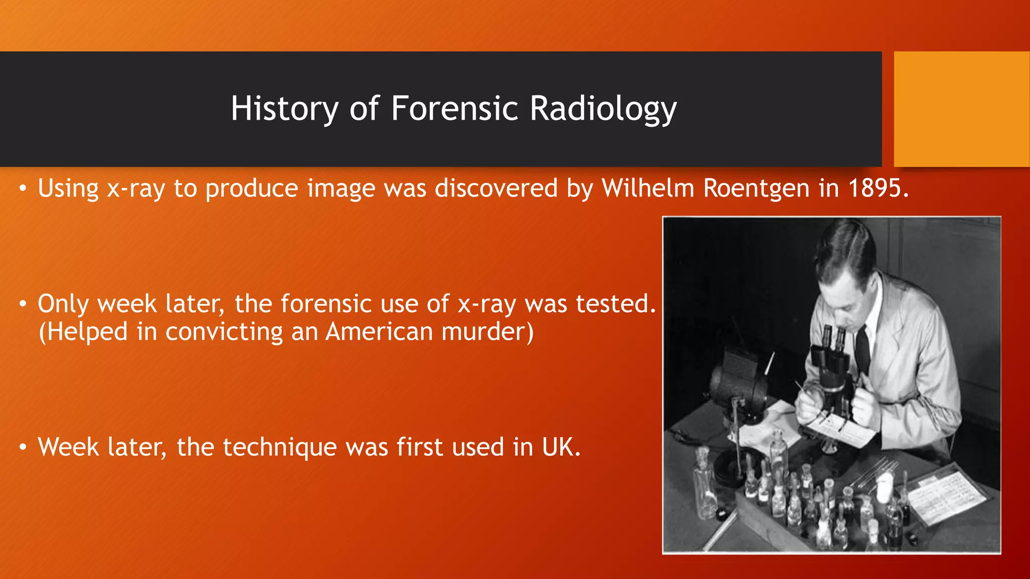 Forensic radiography | PPTX